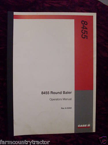 Case 8455 Round Baler OEM OEM Owners Manual: Case 8455: Amazon.com: Books