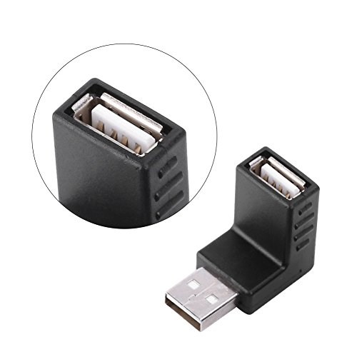 SUNGOOYUE USB2.0 Adapters, Different Angled Pack of 40 Mini Micro Type ...