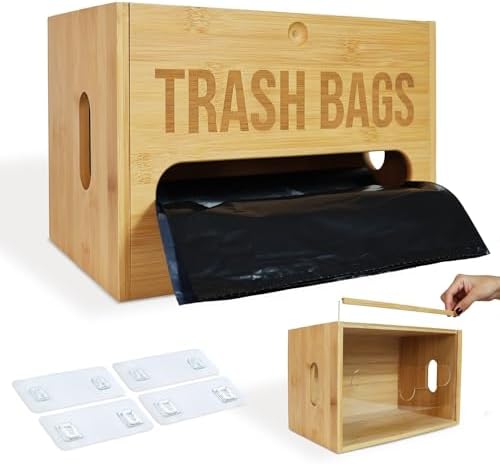 Amazon.com: 2twoeleven Extra Large Trash Bag Holder Dispenser Under ...