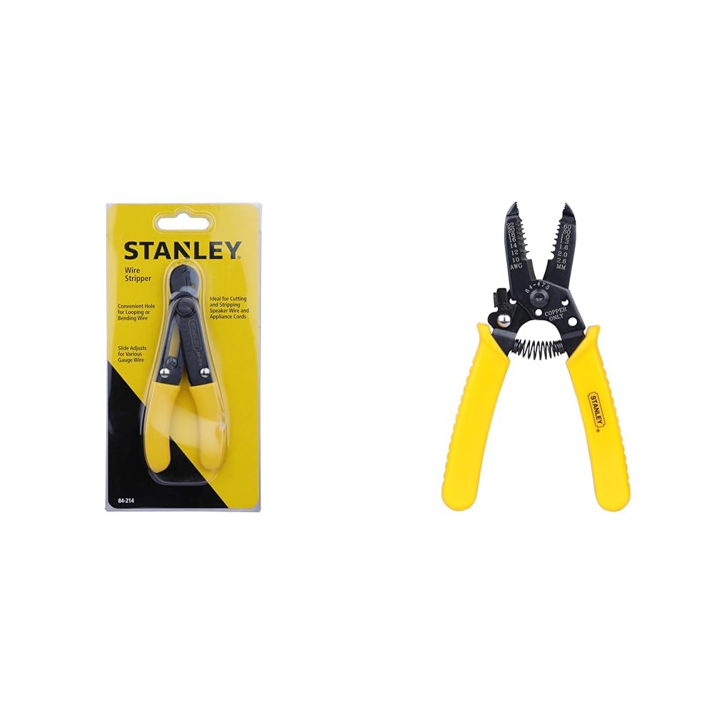 STANLEY 84-214-22 5.25'' 130 mm Wire Stripper Ideal for Cutting ...