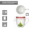 MamboCat Weihnachtstraum 12tlg Frühstücksset I Je 6x kleine Frühstücksteller & Kaffeebecher ...