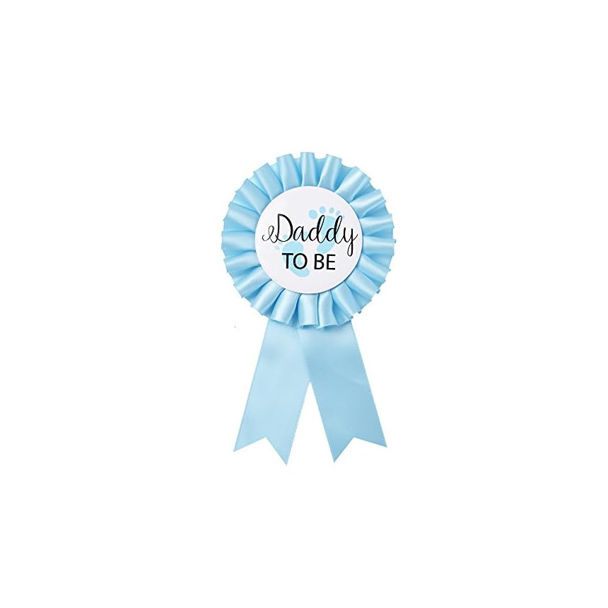 "Daddy to Be" Tinplate Badge Pin - Baby Shower Button New Dad Gifts ...