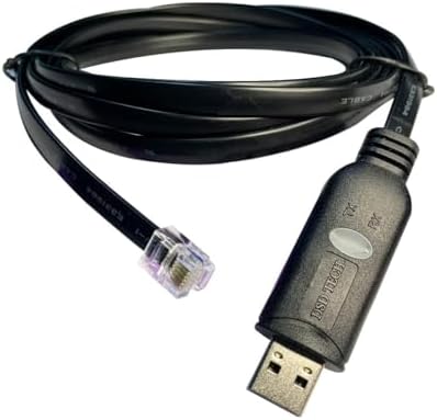 Amazon.co.jp: DSD TECH SH-RJ12C USB to RJ12 6P4C RS232 シリアルケーブル ...