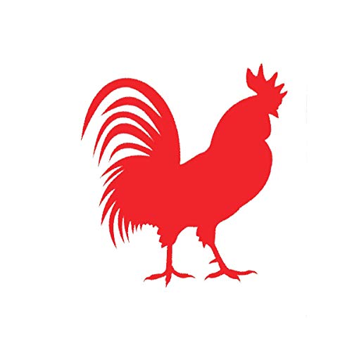 Amazon.com: WickedGoodz Custom Rooster Vinyl Decal - Chicken Sticker ...
