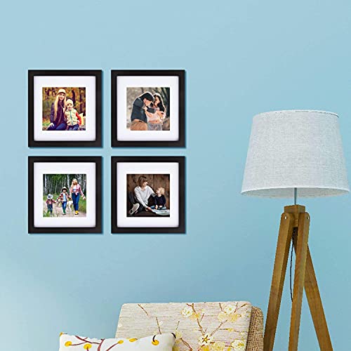 Snapklik.com : Pojah 8x8 Black Picture Frame Set,Square Photo Frame
