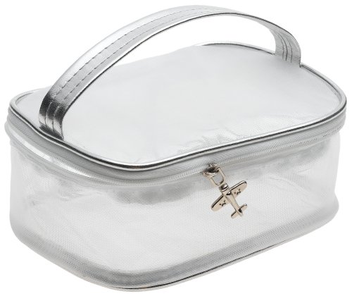 Amazon.com : Danielle Carry-On Mini Train Case, White : Makeup Train ...