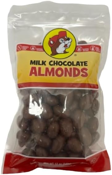 Amazon.com : Buc-ee's Jordan Almonds, Milk & Dark Chocolate Almonds ...