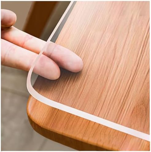 Clear Table Protector Cover 1.5mm Thick,Oil-Proof PVC Transparent Vinyl ...