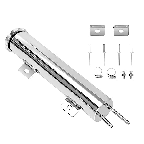 Snapklik.com : 2 X 10 Polished Stainless Steel 14 OZ Radiator Coolant ...