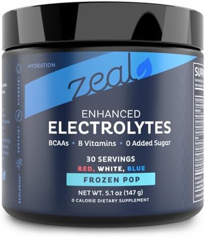 Amazon.com: Zeal Electrolyte Powder Recovery Drink (30 Servings | Red ...