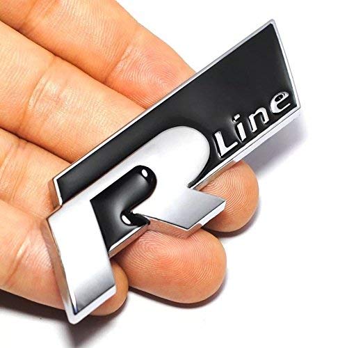 Careflection 3D R Line Emblem Badge Decal Sticker Luxury Volkswagen ...