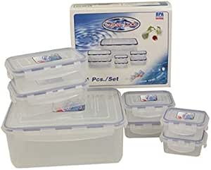 Super Lock Container Set of 7 (14pcs): Containers: Amazon.com.au
