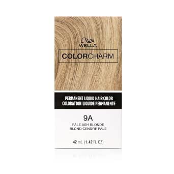 WELLA Color Charm Permanent Liquid Hair Color for Gray Coverage, 9A ...