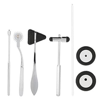 Reflection Diagnostic Hammer Kit, 5 IN 1 Multifunction Zinc Alloy ...