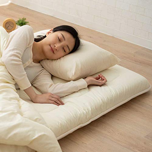 EMOOR Japanese Futon Mattress - French-Wool-Blend, Extra Thick, Twin ...