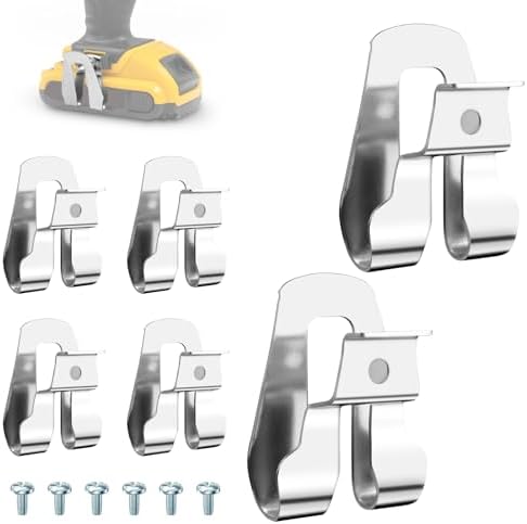 4PCS Belt Clip for Ryobi, Belt Hook with Screw for Ryobi and Ridgid 18 ...