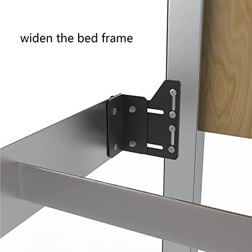 Snapklik.com : 2 PCS Bed Frame Brackets Adapter For Headboard Extra ...