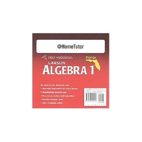 Amazon.com: Larson Algebra 1 @HomeTutor Florida: 9780547250458: Holt ...