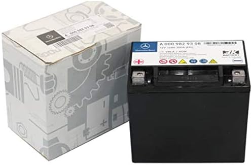 Mercedes-Benz Genuine AMG Auxiliary Battery 0009829308 12V 12Ah 200A EN ...