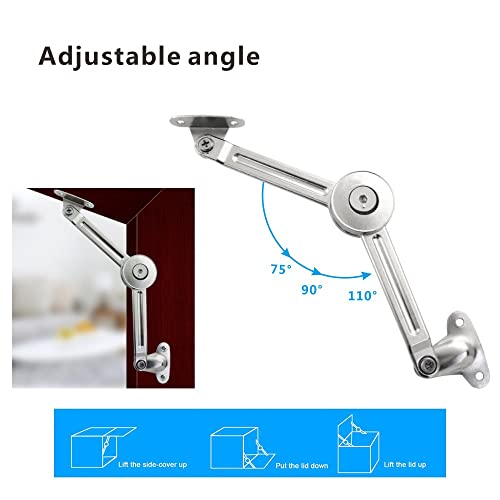 PingWPYe1Set Soft Close Hinges,Self Closing Hinge Lid Stay Lift Up ...