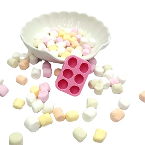 Amazon.com: Mini Marshmallows 6 cavities Mold Wax mold Resin mold Soap ...