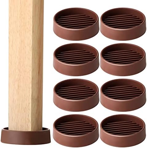 Kigley Round Furniture Caster Cups Furniture Leg Coasters Non Slip ...