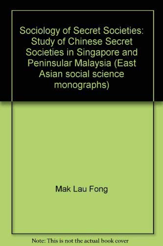 Amazon.com: The sociology of secret societies: A study of Chinese ...