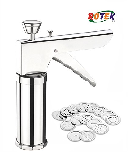 Buy Rotek Heavy Duty Kitchen Press Sev Maker Machine with 12 Jally Auto ...