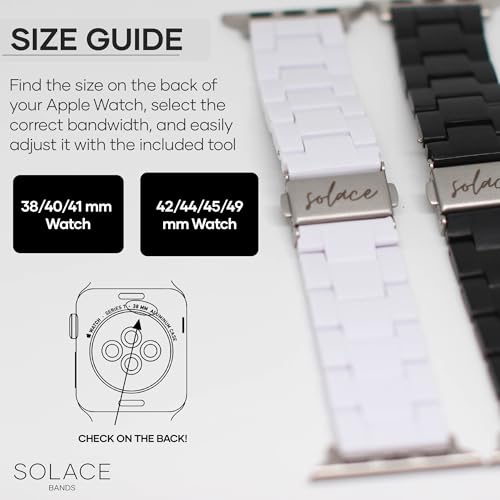 Solace Bands Ultra Lightweight Perma Watch Band - Universal Fit for ...