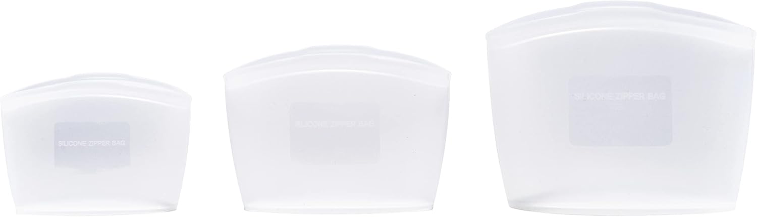 Amazon.com: SiliPot Silicone Zipper Bag - Patented 3-Layered Zipper ...