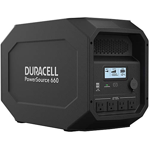 Duracell PowerSource Quiet Gasless Portable Power and Solar Generator ...