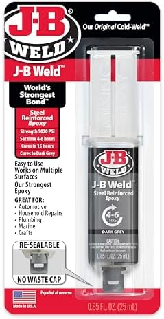 Amazon.com: J-B Weld 50165 25ml Epoxy Syringe, Plain