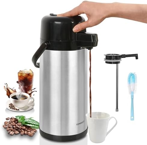 Amazon.com: Gourmia GAP9820 AirPot Thermal Hot & Cold Beverage Carafe ...