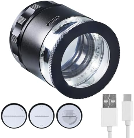 Amazon.com: 10X Jewelers Loupe Rechargeable, Magnifier with LED and UV ...