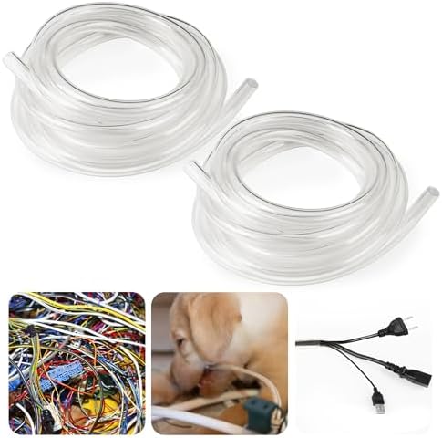 Amazon.com: U0U 2PCS Dog and Cat Cord Protector,10Ft Pet Wire Flexible ...