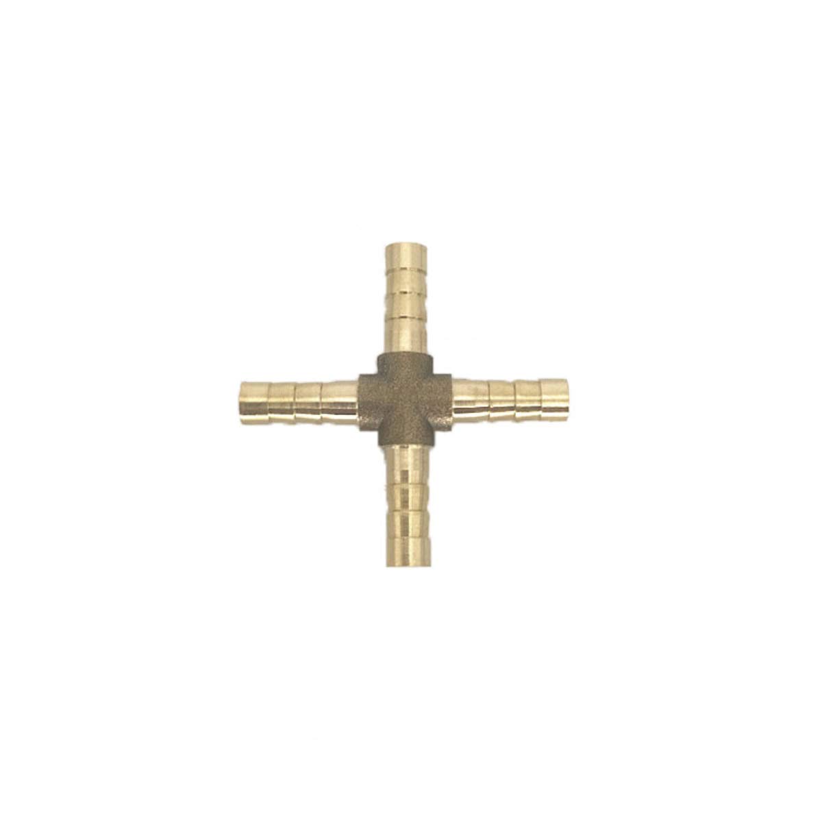 Deschem Copper Cross Tee Tuing Connector,Lab Hose Connection Adapter ...