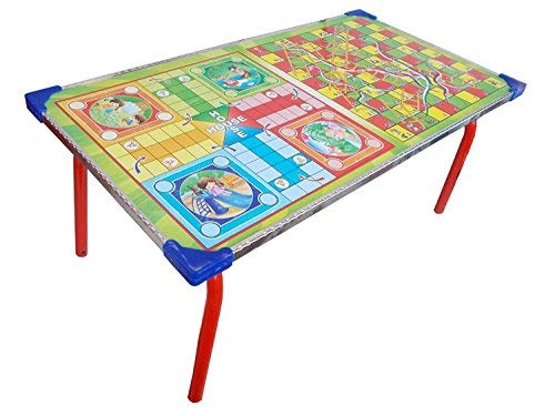 Fossilbeater Kids Board Game Table Ludo Snake & Ladder Bed Study Laptop ...