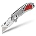 FC Folding Heavy Duty Utility Knife - Pocket Box Cutter with Holster ...