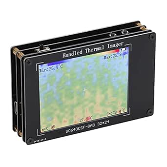 Thermal Image, 3.4" LCD Temperature Detection Non-Contact Digital ...