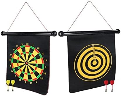 SBM MART Magnetic Dartboard Game Set - 17 Inch Dart Board with 6 Magnet ...