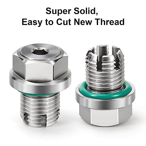 Snapklik.com : M18.1-1.5 X 15mm Oversize Piggyback Oil Drain Plug