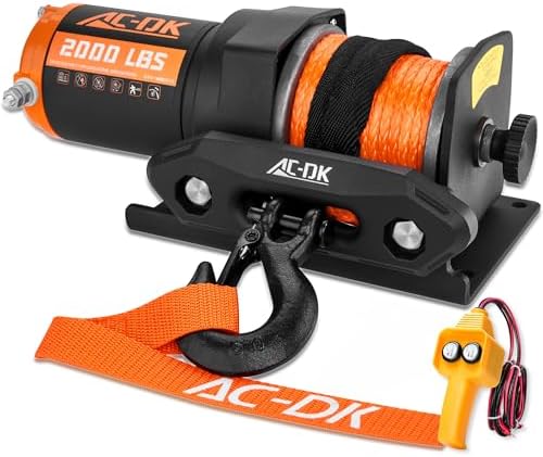 Champion Power Equipment 12003 Power Winch Kit - 2000 lb. Capacity ...