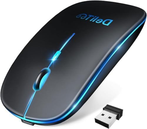 Amazon.co.jp: Wireless Mouse, Thin, 3-Stage DPI Switching, Silent, 7 ...