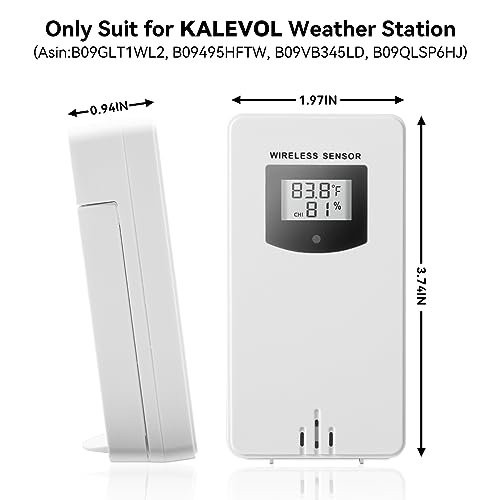 Snapklik.com : Weather Station Indoor Outdoor Thermometer Wireless ...