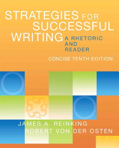 Amazon | Strategies for Successful Writing, Concise Edition: A Rhetoric ...