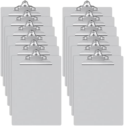 Amazon.com : Mimorou 12 Pcs Metal Clipboard Heavy Duty Aluminum ...