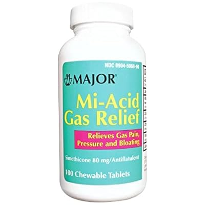 Buy Major Pharmaceuticals 700630 Mi-Acid Gas Relief Chewable Tablet ...