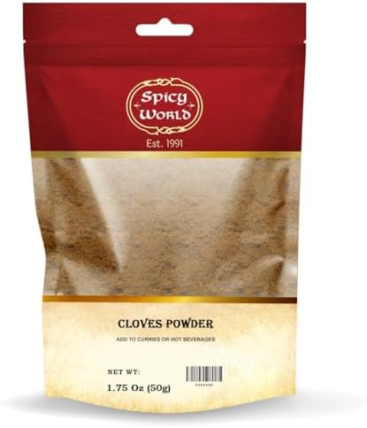 Amazon.com : Spicy World Clove Ground 1.75oz Bag (50g) - Cloves Powder ...
