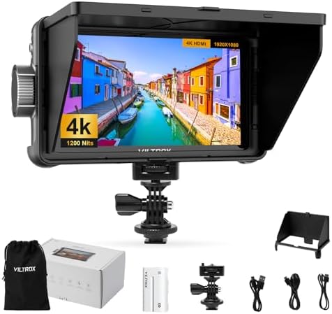 VILTROX DC-550 4K External Monitor Camera Field Moniteur 5.5 Pouces ...