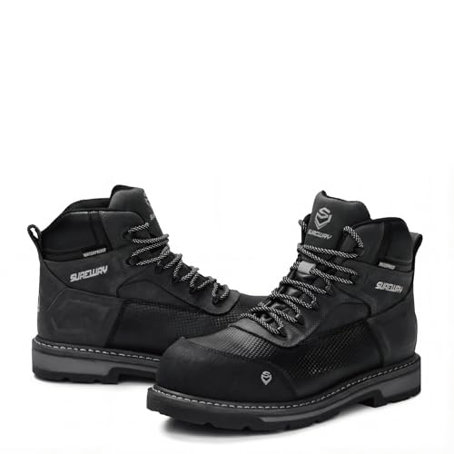 REVIEW: SUREWAY Men’s 6″ Heavy Duty Composite Toe Waterproof Work Boot ...